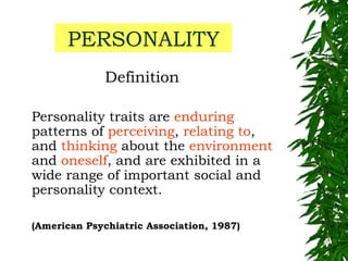 Introduction to Personality | PPT