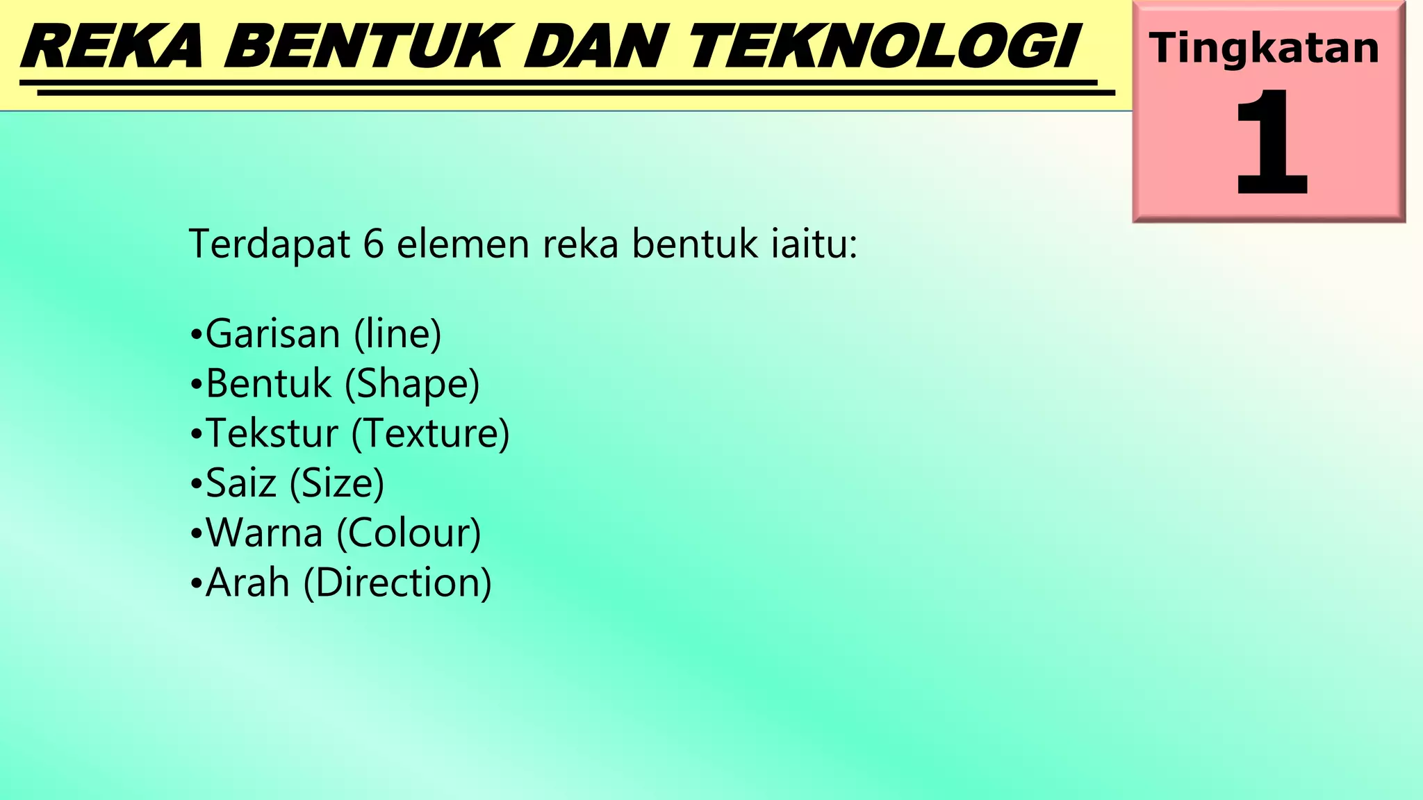 Pengenalan kepada reka bentuk dan teknologi | PPTX