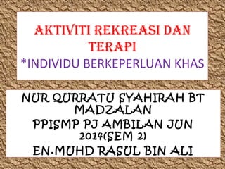 Pengenalan kepada rekreasi | PPT