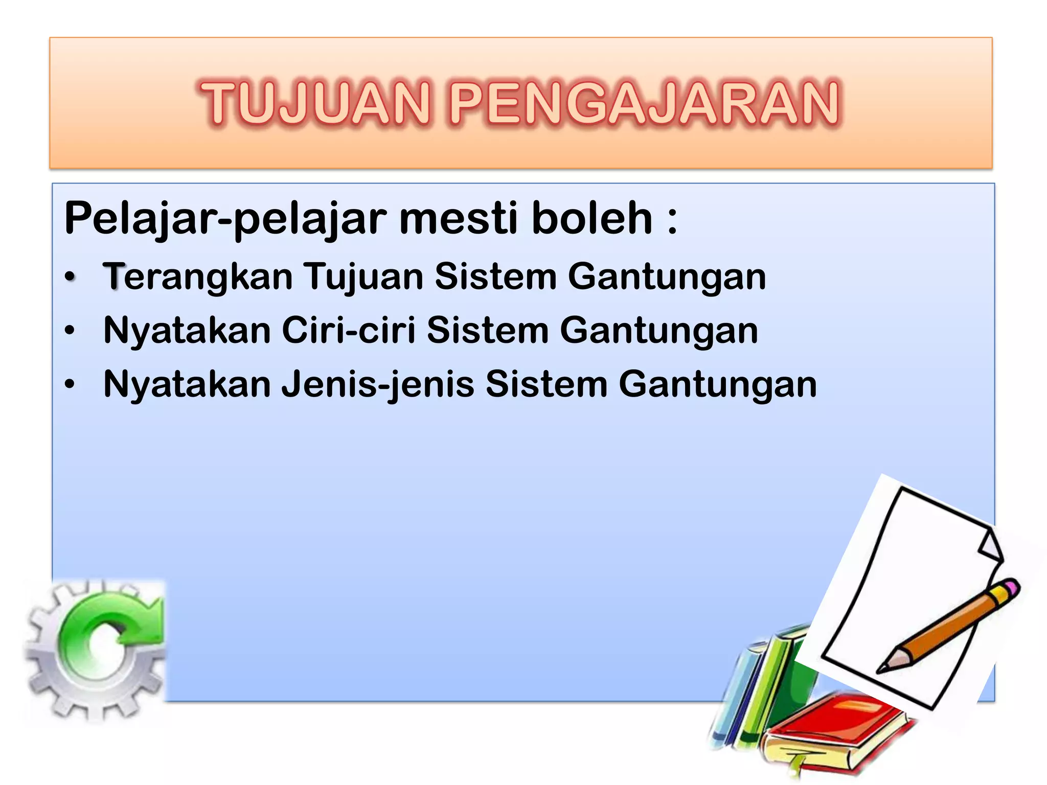Pengenalan kepada sistem gantungan | PPT Pengenalan kepada sistem gantungan | PPT