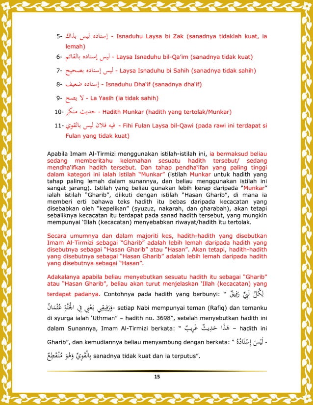 "Pengenalan Kepada Sunan Al-Tirmizi dan Manhajnya" [Edisi Revisi ...