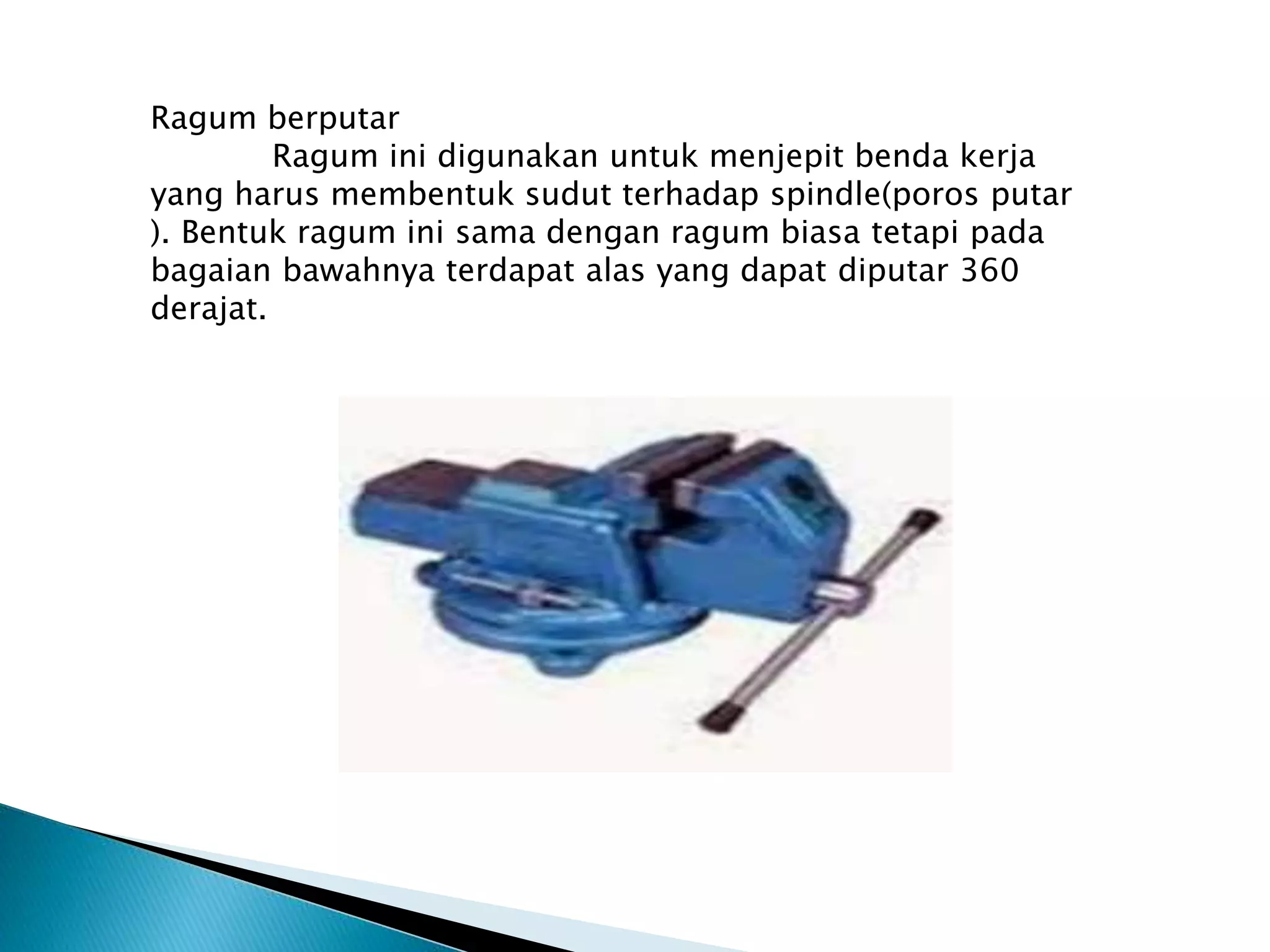 Pengenalan kerja bangku | PPTX