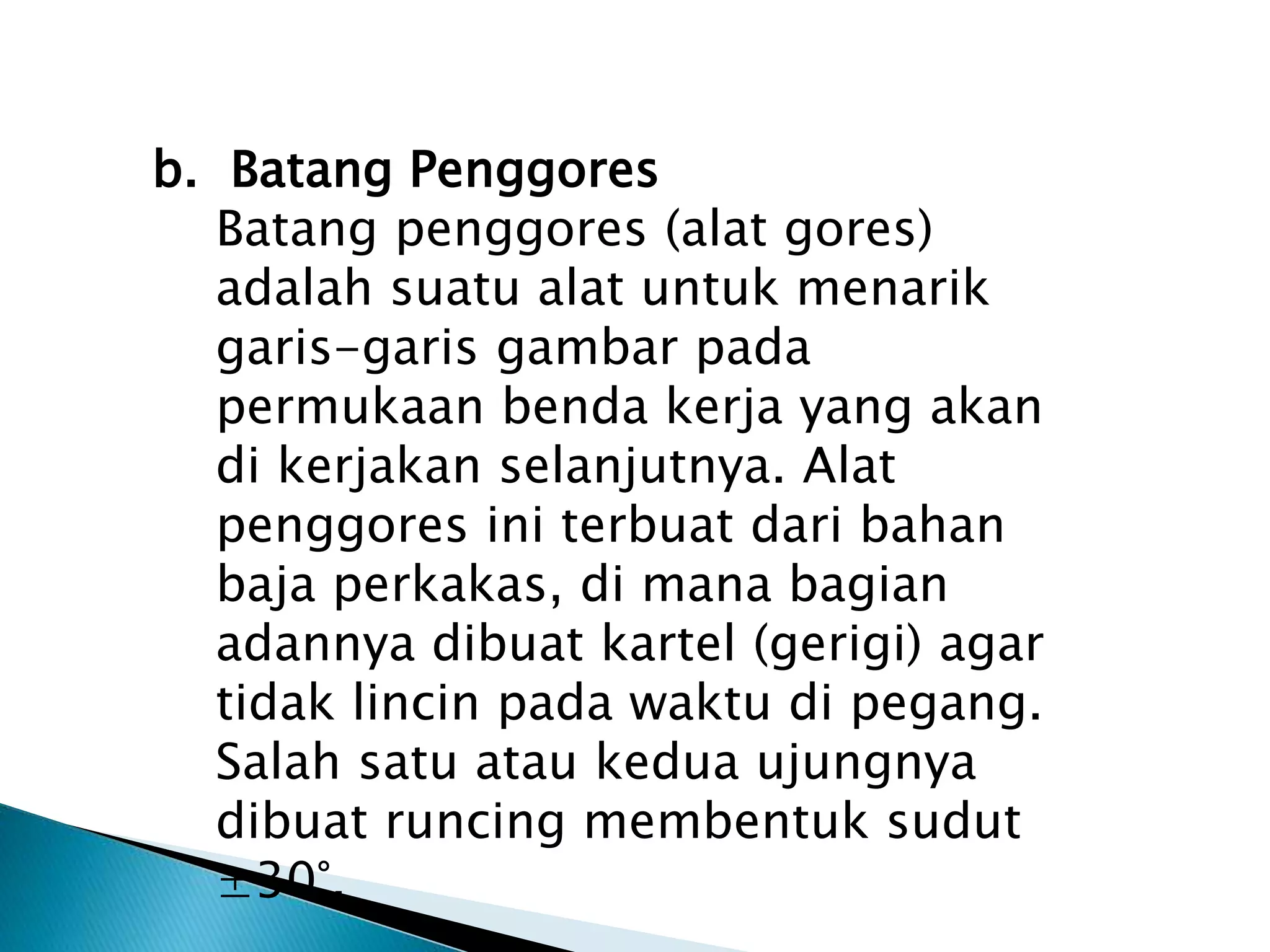 Pengenalan kerja bangku | PPTX