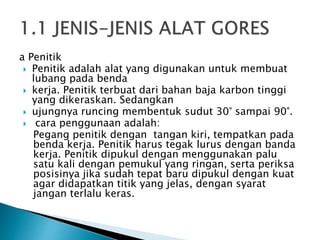 Pengenalan kerja bangku | PPTX