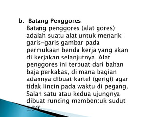Pengenalan kerja bangku | PPTX