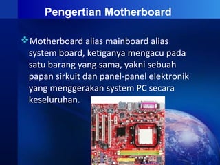 Pengenalan komponen komputer | PPT