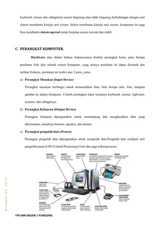 Sistem Komputer Pengenalan komputer | PDF