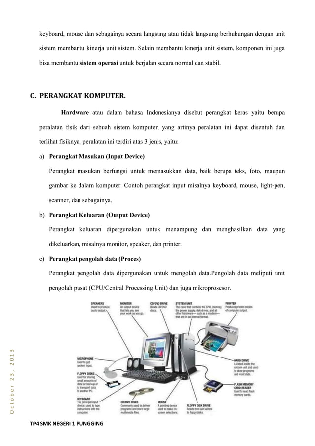 Sistem Komputer Pengenalan komputer | PDF