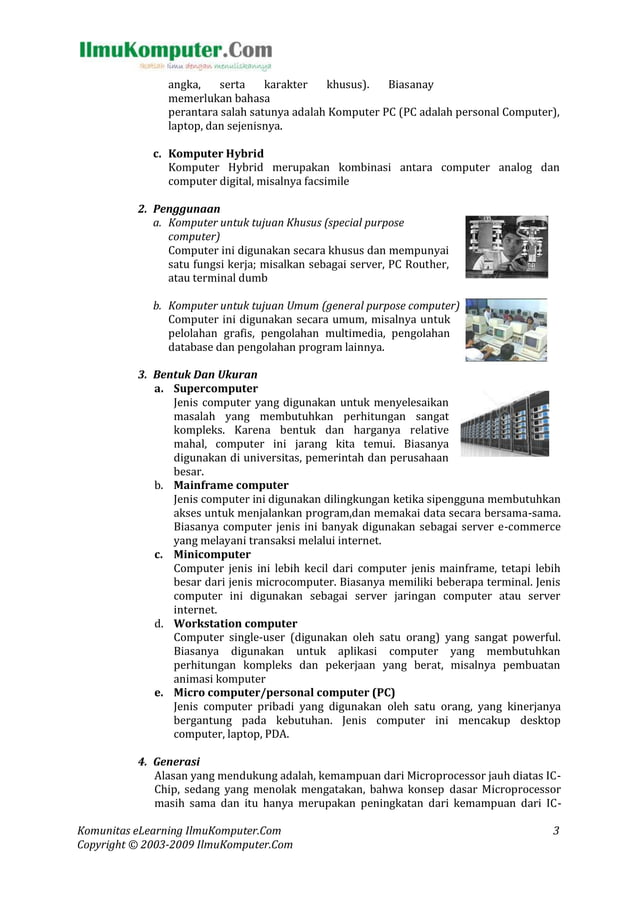 Pengenalan Komputer | PDF