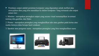 Pengenalan Komputer.pptx PELAJARAN TIK SD | PPT