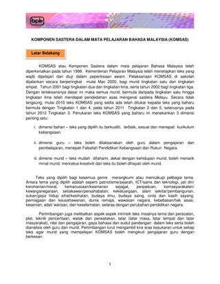 Pengenalan komsas | PDF
