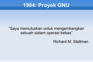 Presentasi Pengenalan Konsep Open Source | PPT