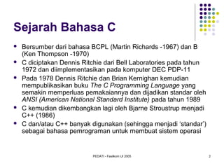 Presentasi Pengenalan konsep pemrograman | PPT