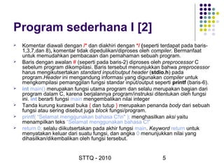 Pengenalan konsep pemrograman c++ | PPT