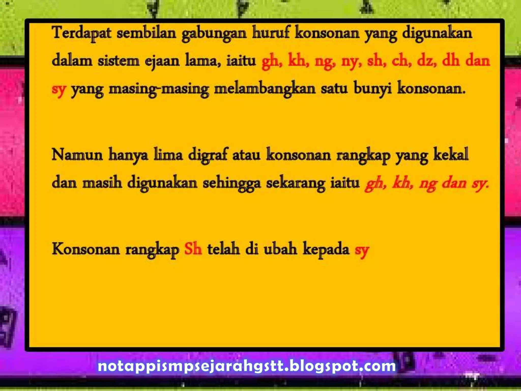 Pengenalan konsonan rangkap | PPSX