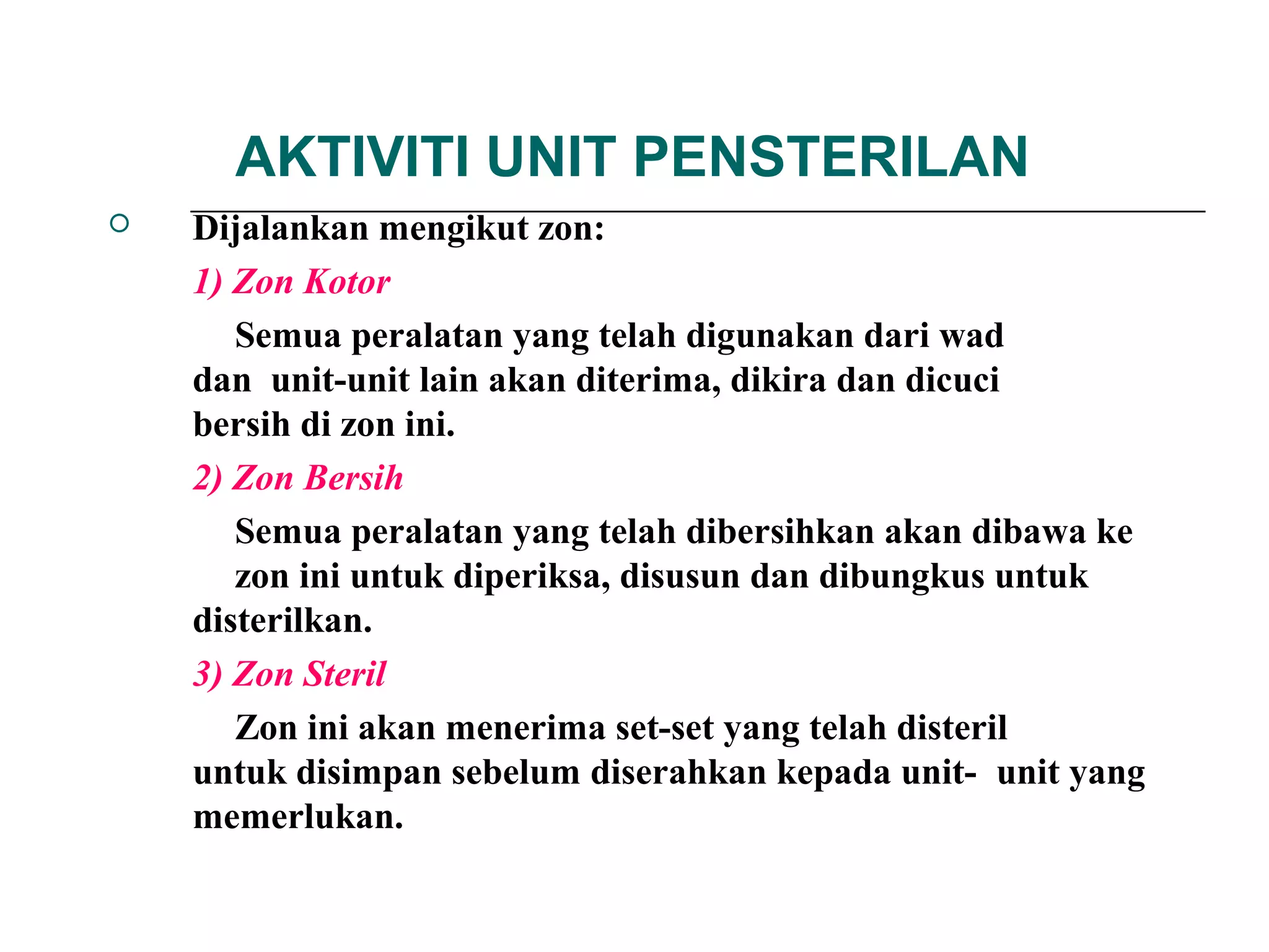 Pengenalan kpd cssu & prinsip2 pensterilan new | PPT