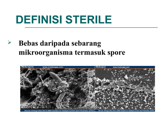 Pengenalan kpd cssu & prinsip2 pensterilan new | PPT