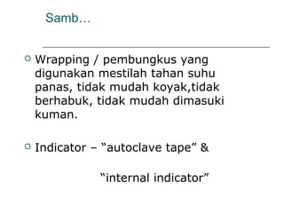 Pengenalan kpd cssu & prinsip2 pensterilan new | PPT