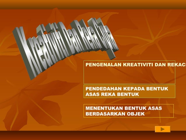 PENGENALAN KREATIVITI DAN REKA CIPTA TAHUN 4 | PPT