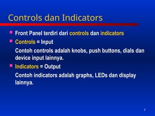 Pengenalan LabVIEW dan tata cara penggunaannya | PPT