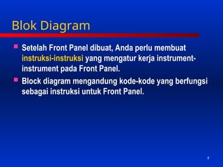 Pengenalan LabVIEW dan tata cara penggunaannya | PPT