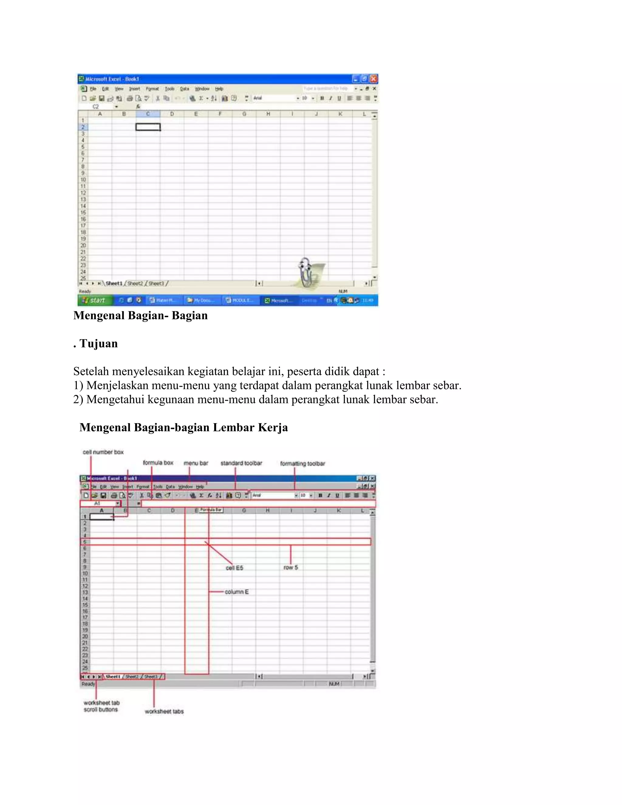 Pengenalan lembaran kerja microsoft excel 2010 | PDF Pengenalan lembaran kerja microsoft excel 2010 | PDF