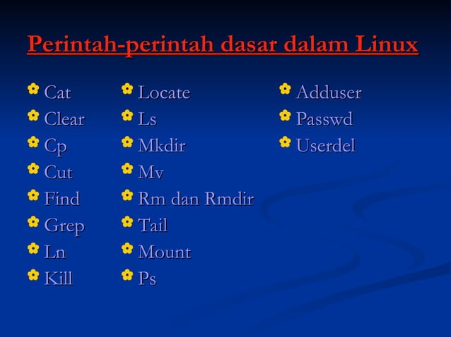 Pengenalan_linux dan sistem operasi dasar linux.ppt Pengenalan_linux dan sistem operasi dasar linux.ppt