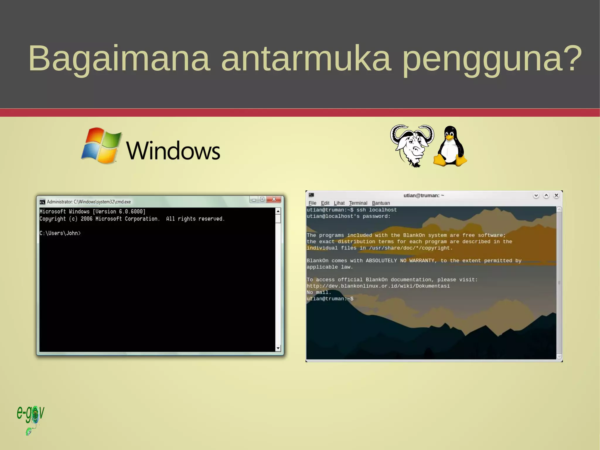 Pengenalan linux vs windows | PDF