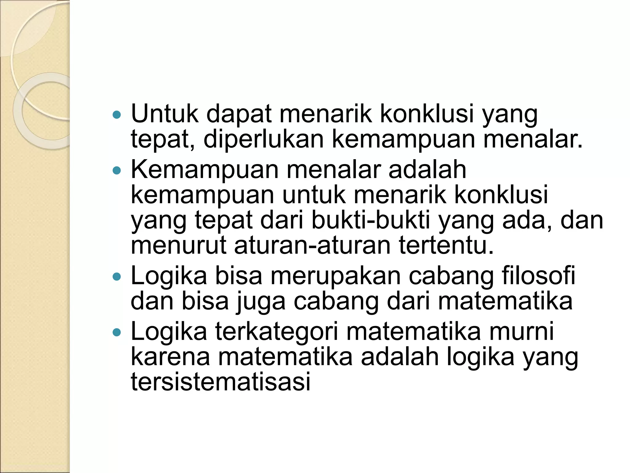 Pengenalan Logika dan logika Proposional.ppt