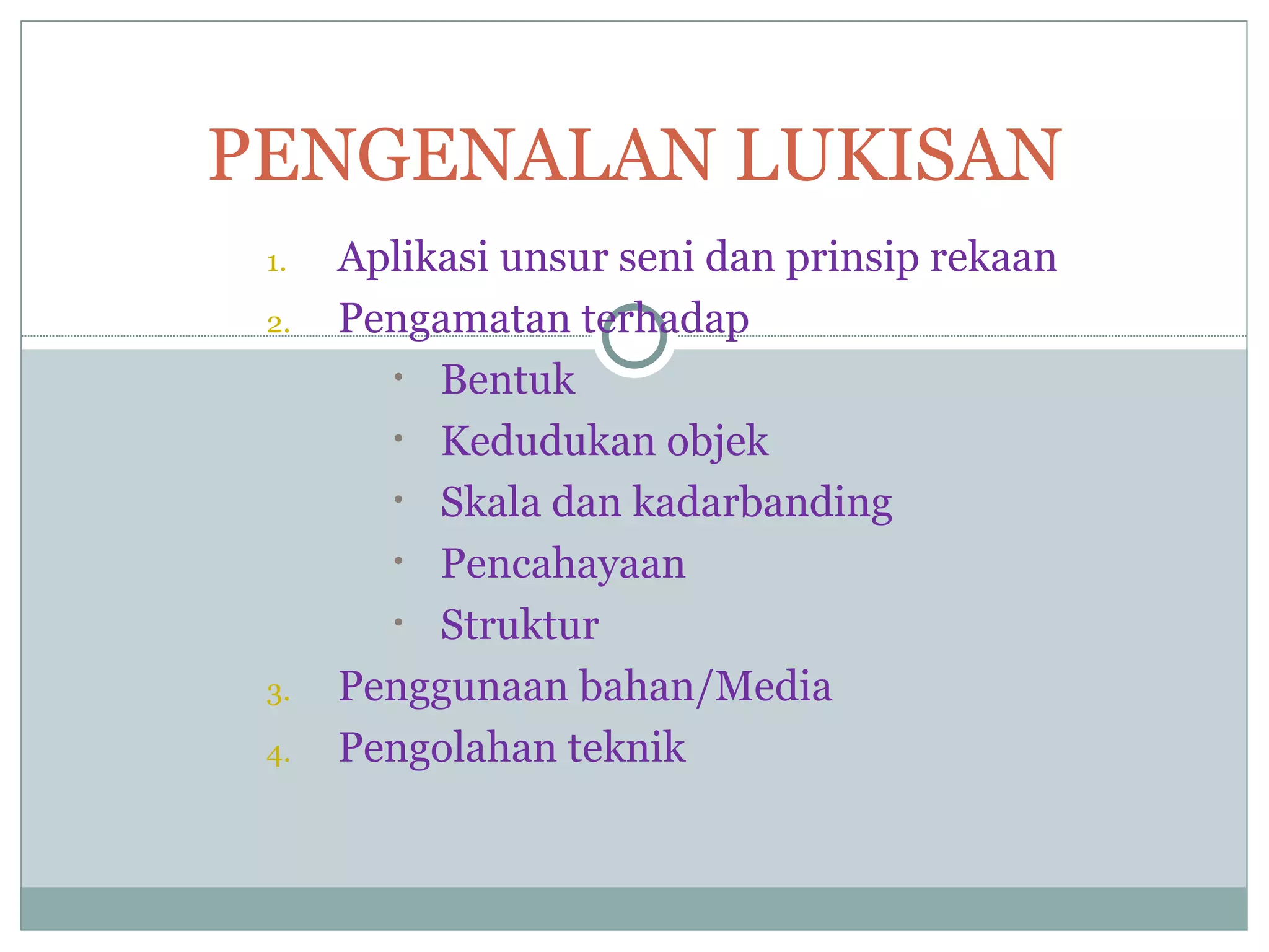 Pengenalan lukisan | PPT