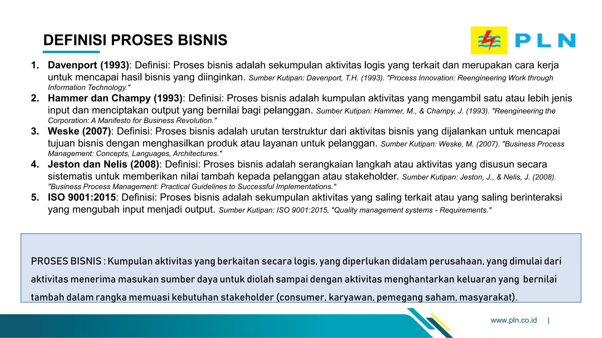 PENGENALAN MANAJEMEN PROSES BISNIS DI PERUSAHAAN | PPT