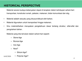 Pengenalan material | PPT