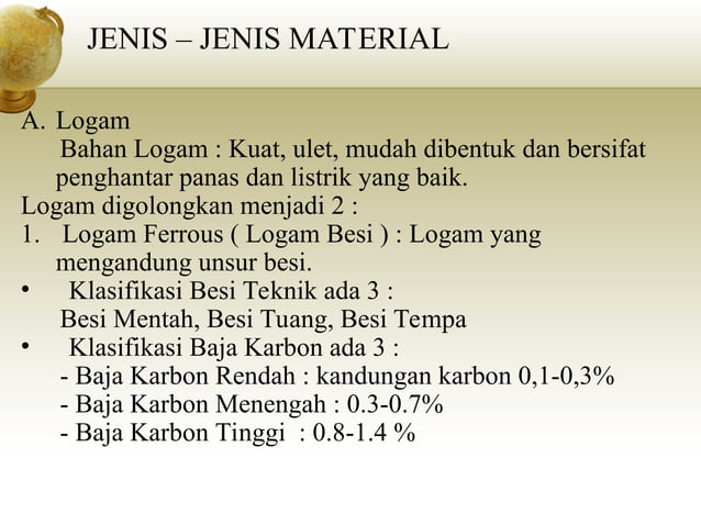 PENGENALAN JENIS JENIS MATERIAL TEKNIK.ppt