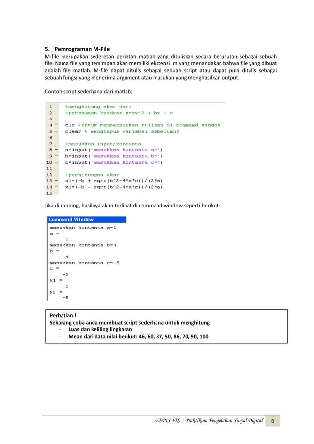 Pengenalan matlab | PDF
