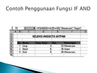 Pengenalan Microsoft Excel | PPTX