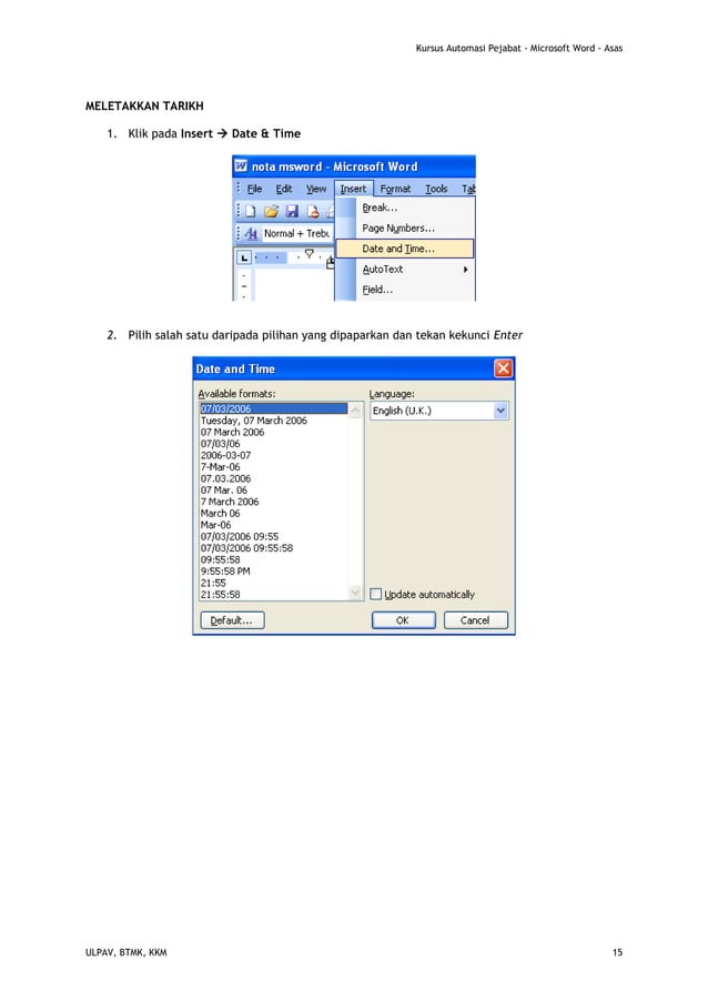 Pengenalan microsoft word