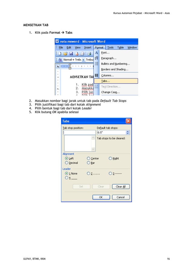 Pengenalan microsoft word