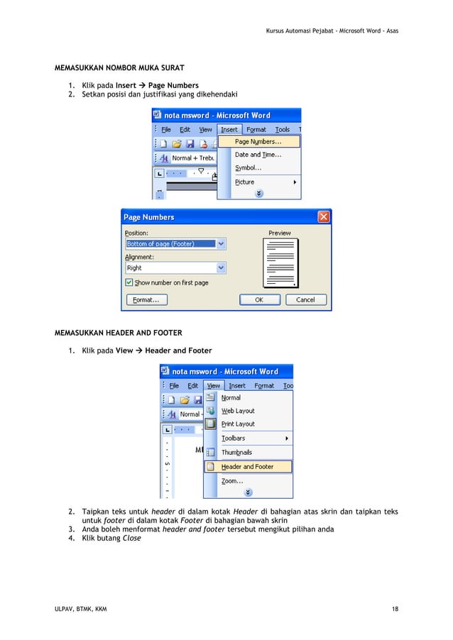 Pengenalan microsoft word