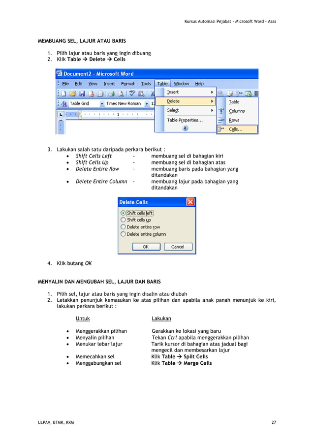 Pengenalan microsoft word