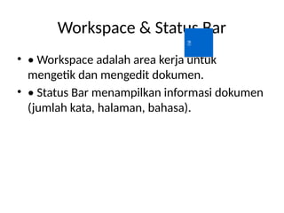 PengenalanMicrosoft_Word_Visual dalam bentuk power point | PPTX