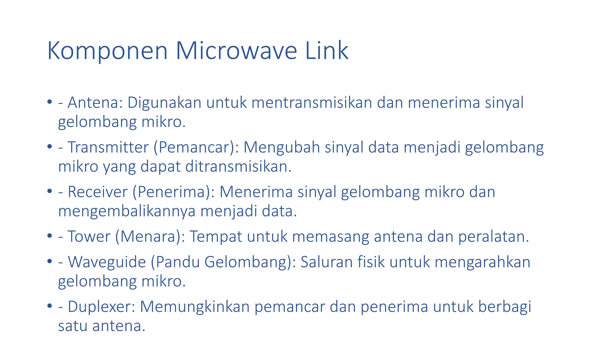Pengenalan Microwave Link teknologi yang paling populer.pptx