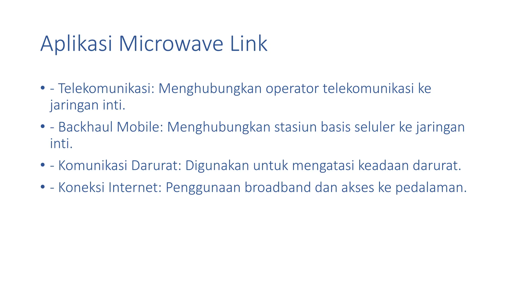 Pengenalan Microwave Link teknologi yang paling populer.pptx
