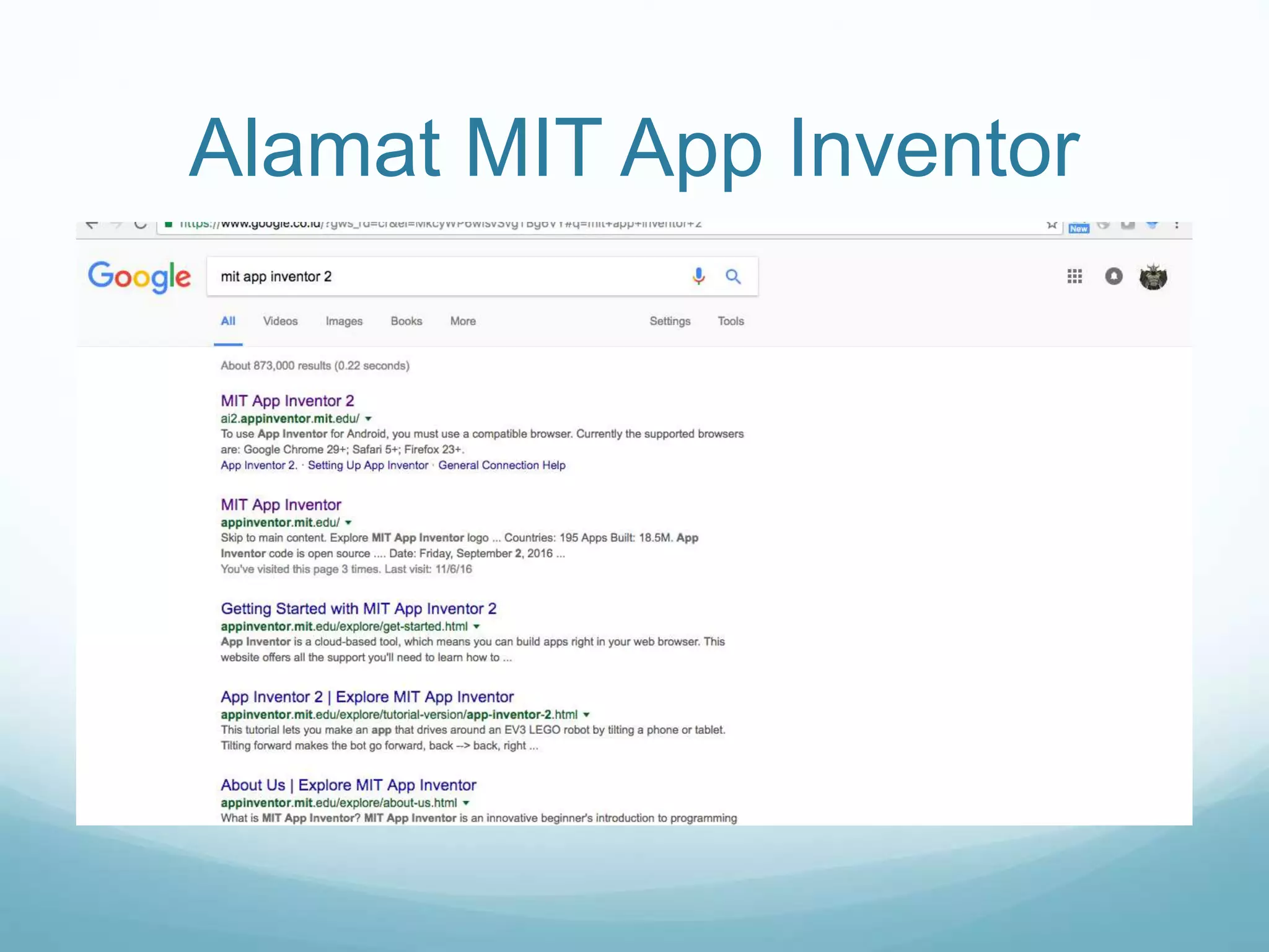 Pengenalan mit app inventor | PPTX