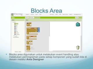 Pengenalan mit app inventor | PPTX