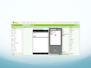 Pengenalan mit app inventor | PPTX