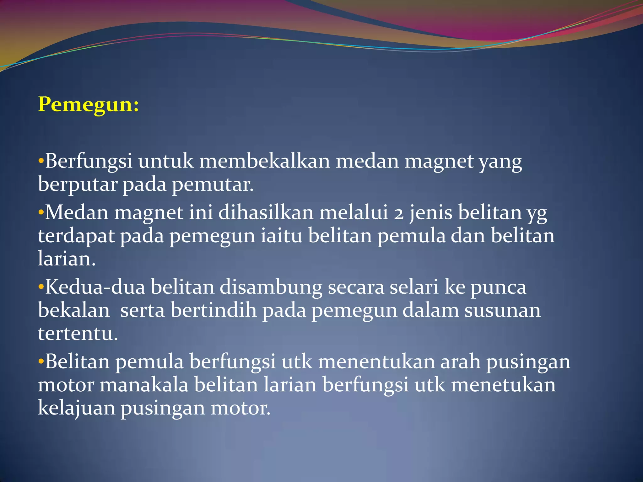 Pengenalan motor | PPTX