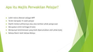 Pengenalan MPP KPMSI | PPTX