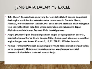 PENGENALAN MS EXCEL UNTUK BAHAN BELAJAR.pptx