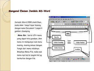 Pengenalan ms word | PPT