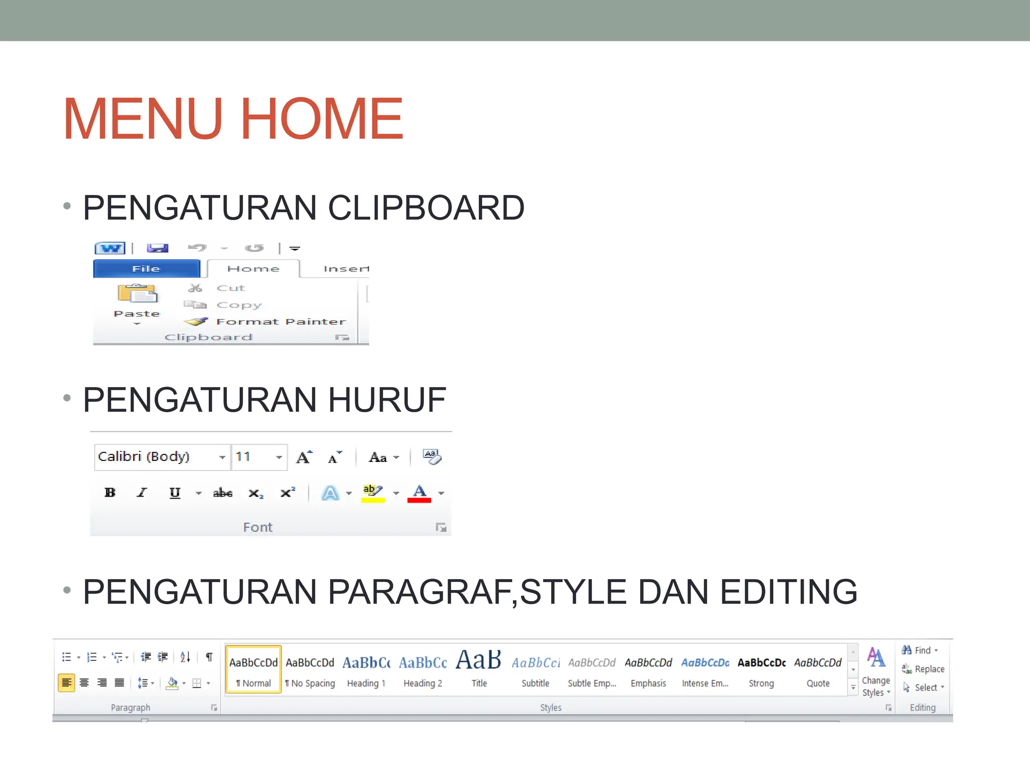 PENGENALAN MS WORD untuk mata kuliah TIK pembelajaran | PPTX